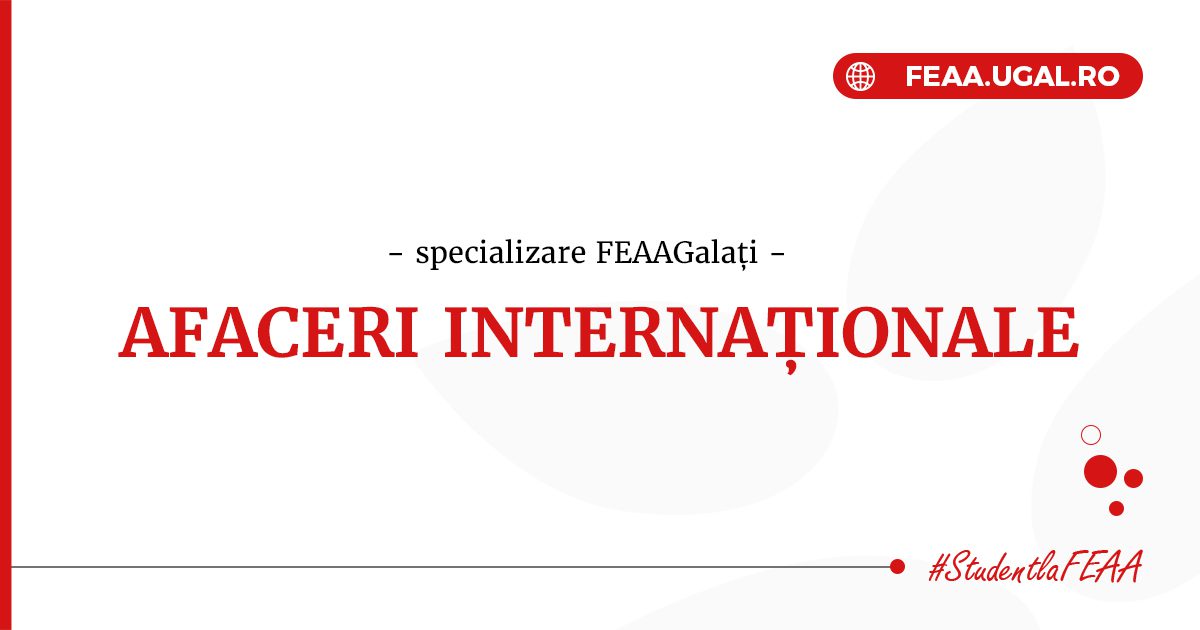Afaceri internaționale - FEAA Galati